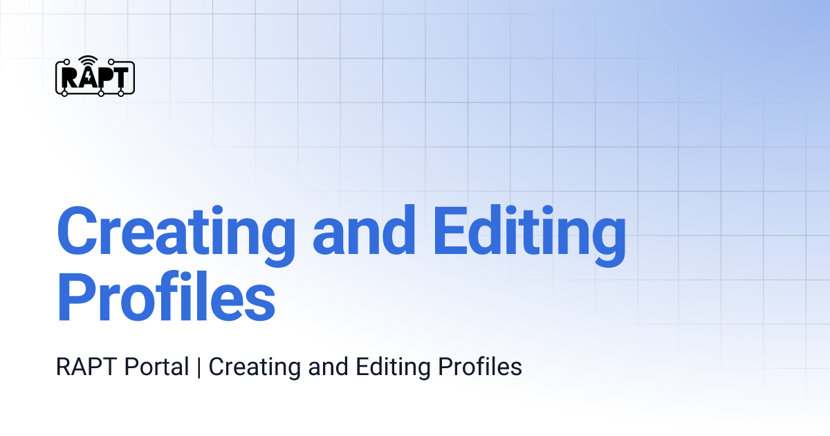Creating and Editing Profiles | KegLand RAPT Portal Help
