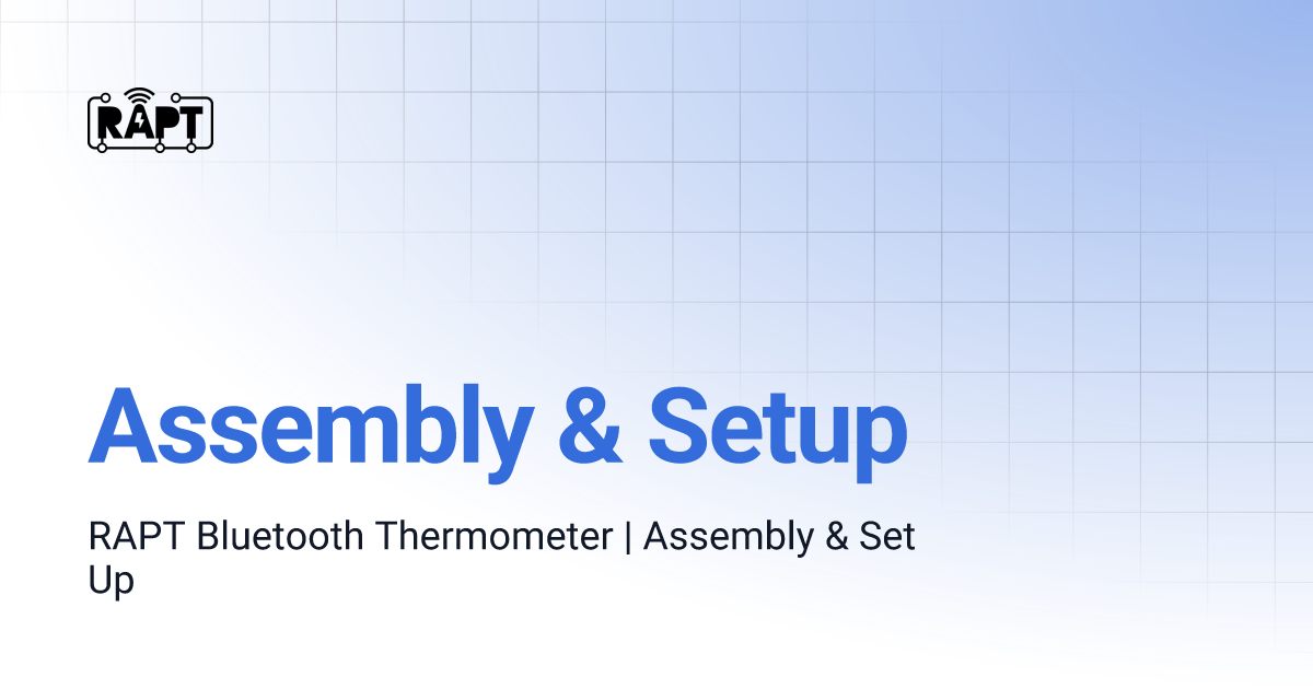 Assembly & Setup | KegLand RAPT Portal Help