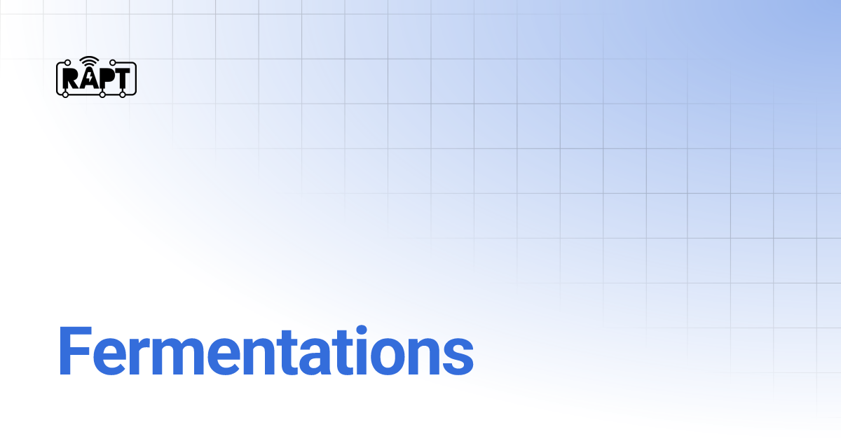 Fermentations | KegLand RAPT Portal Help